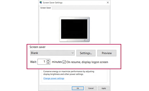 Screensaver not working in windows 10 - roomwave