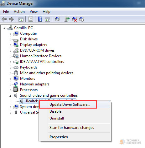 Download and install audio output device win7 - kumtips